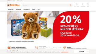 Müller Drogéria « Webshop Webáruház